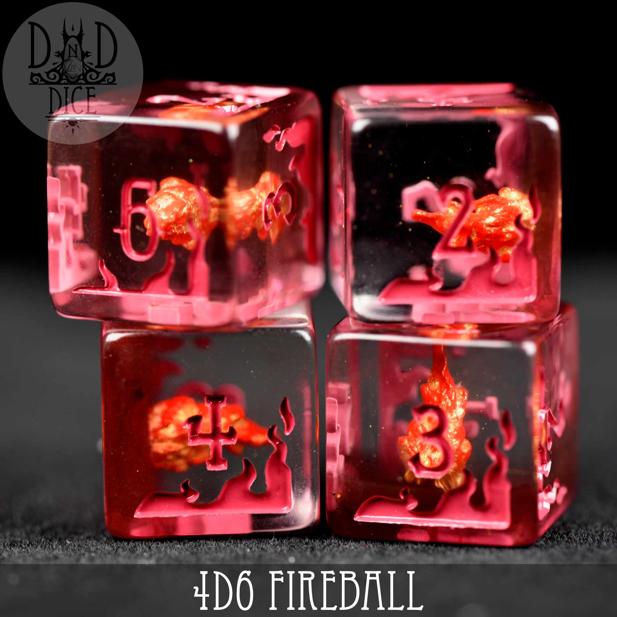 Fireball 4D6 Set