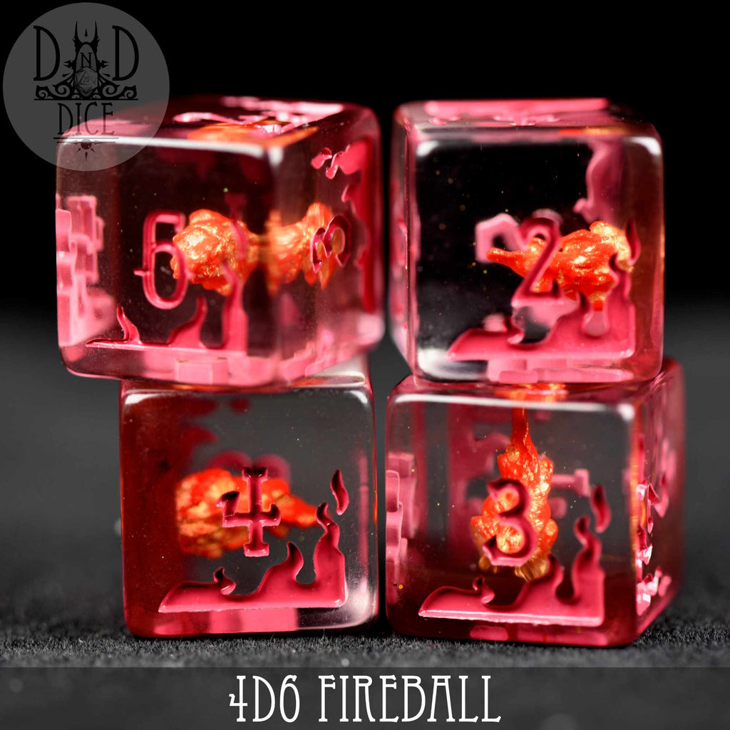 Fireball 4D6 Set