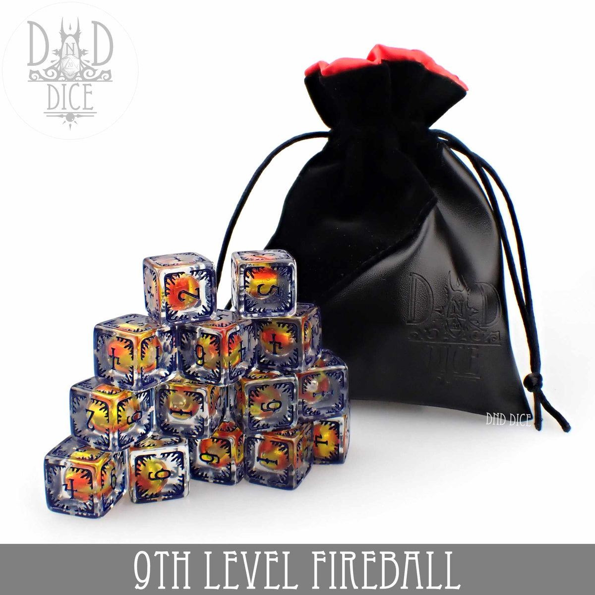 9th Level Fireball - 14 Dice Set