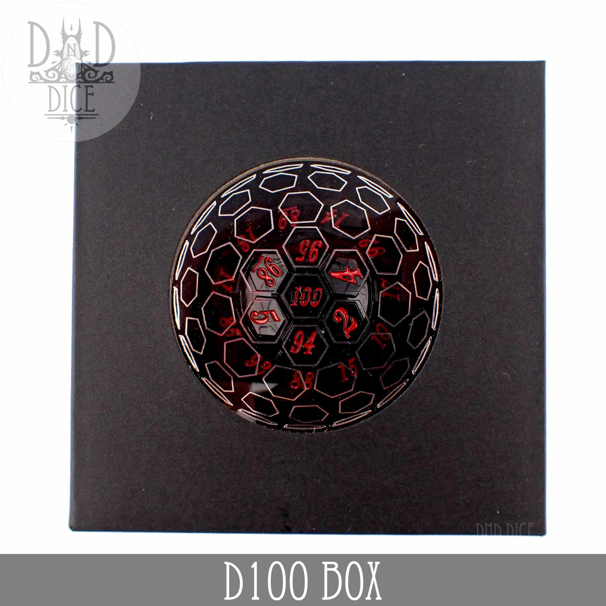 45mm Hex Plate D100 (Black with Green)