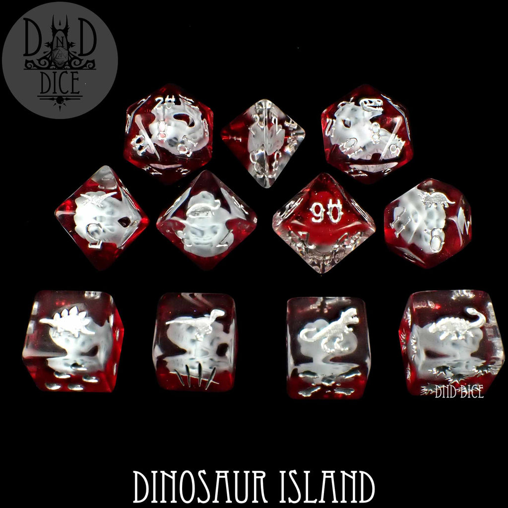 Dinosaur Island - 11 Dice Set