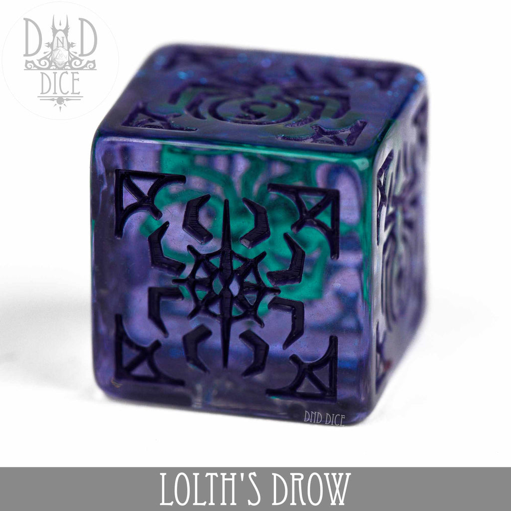 Lolth's Drow - 11 Dice Set